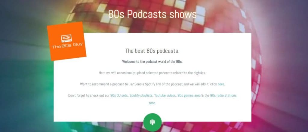 Best 80s Podcasts And Music - The 80s Guy